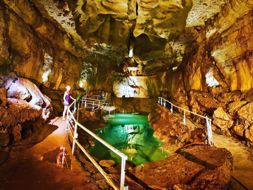 Cascade Caverns - The oldest public touring cave in Texas